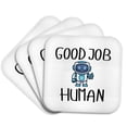 3drose, Robot Praise. Good Job Human Typography Design, Set of 4 ...
