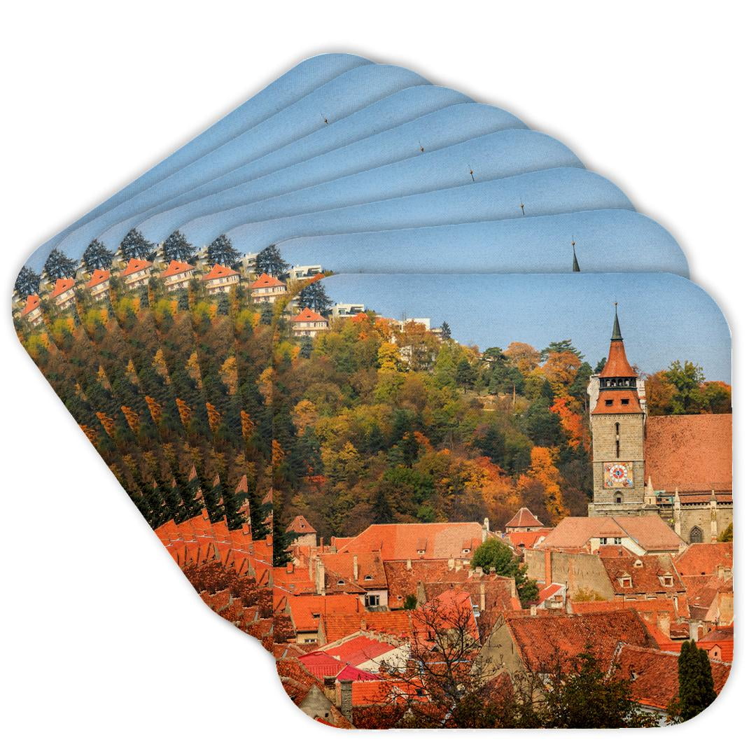 3drose, Romania, Brasov. Poarta Schei District. View of the Village in ...
