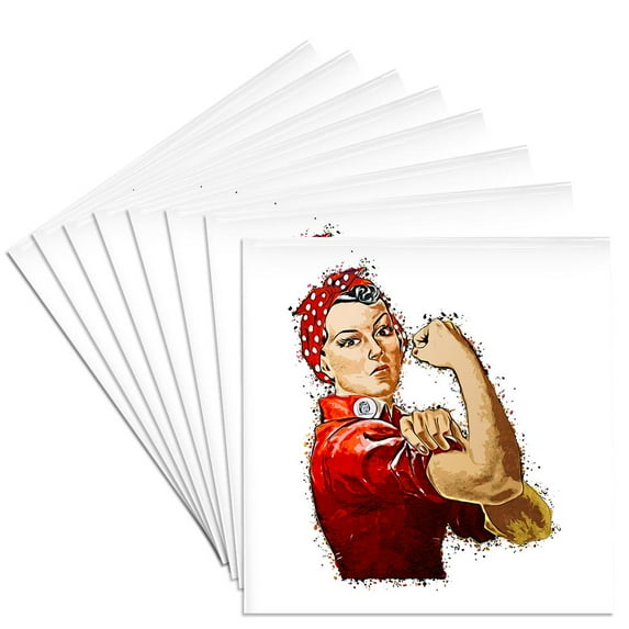 3drose, Rosie the Riveter in Red Support Women and Promote Equality ...