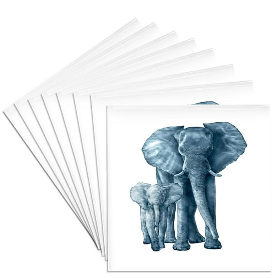 3drose, Safari Wildlife Animal Art of a Endangered Baby Elephant and ...