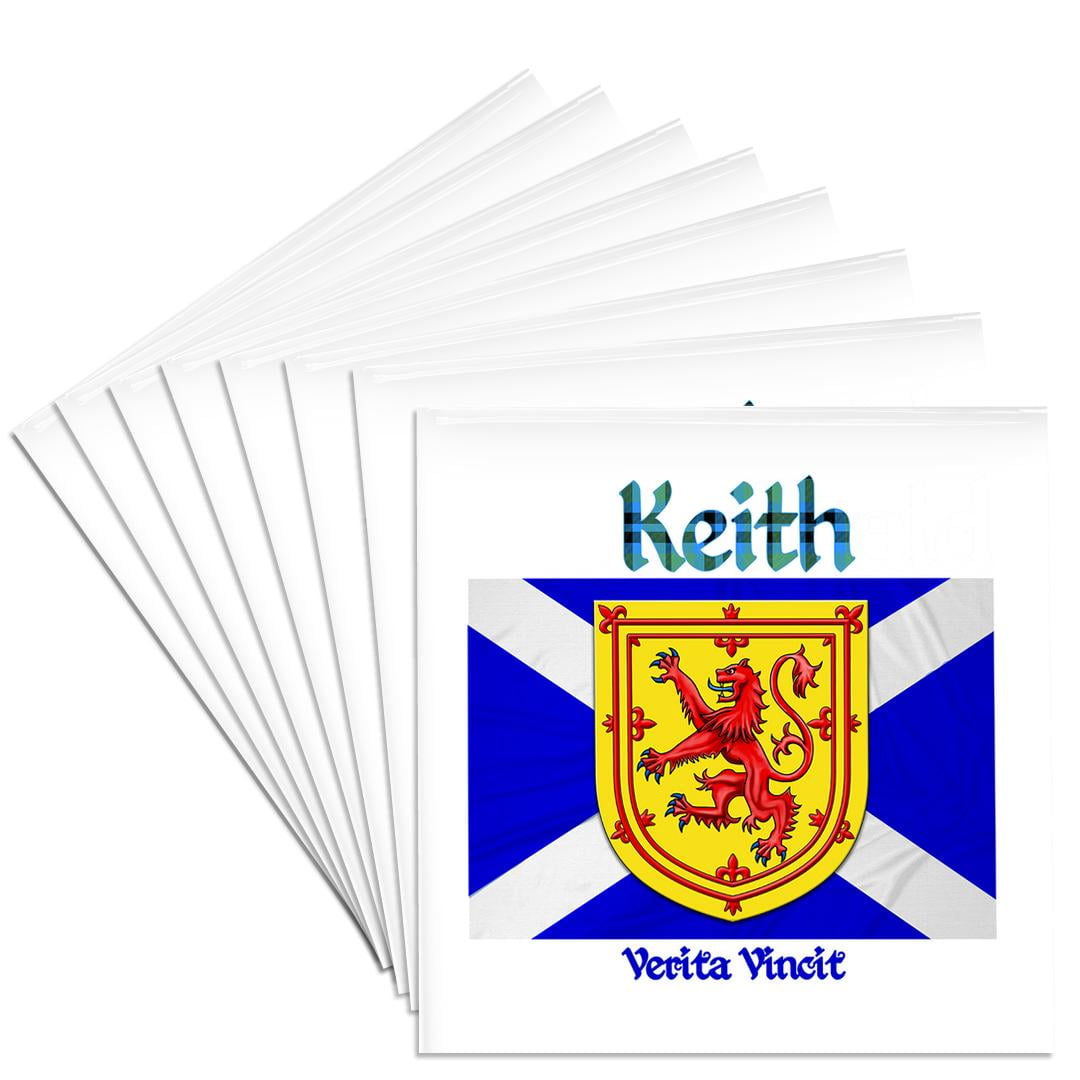3drose, Scotland Flag with Lion Rampant for Clan Keith and Motto Vevota ...