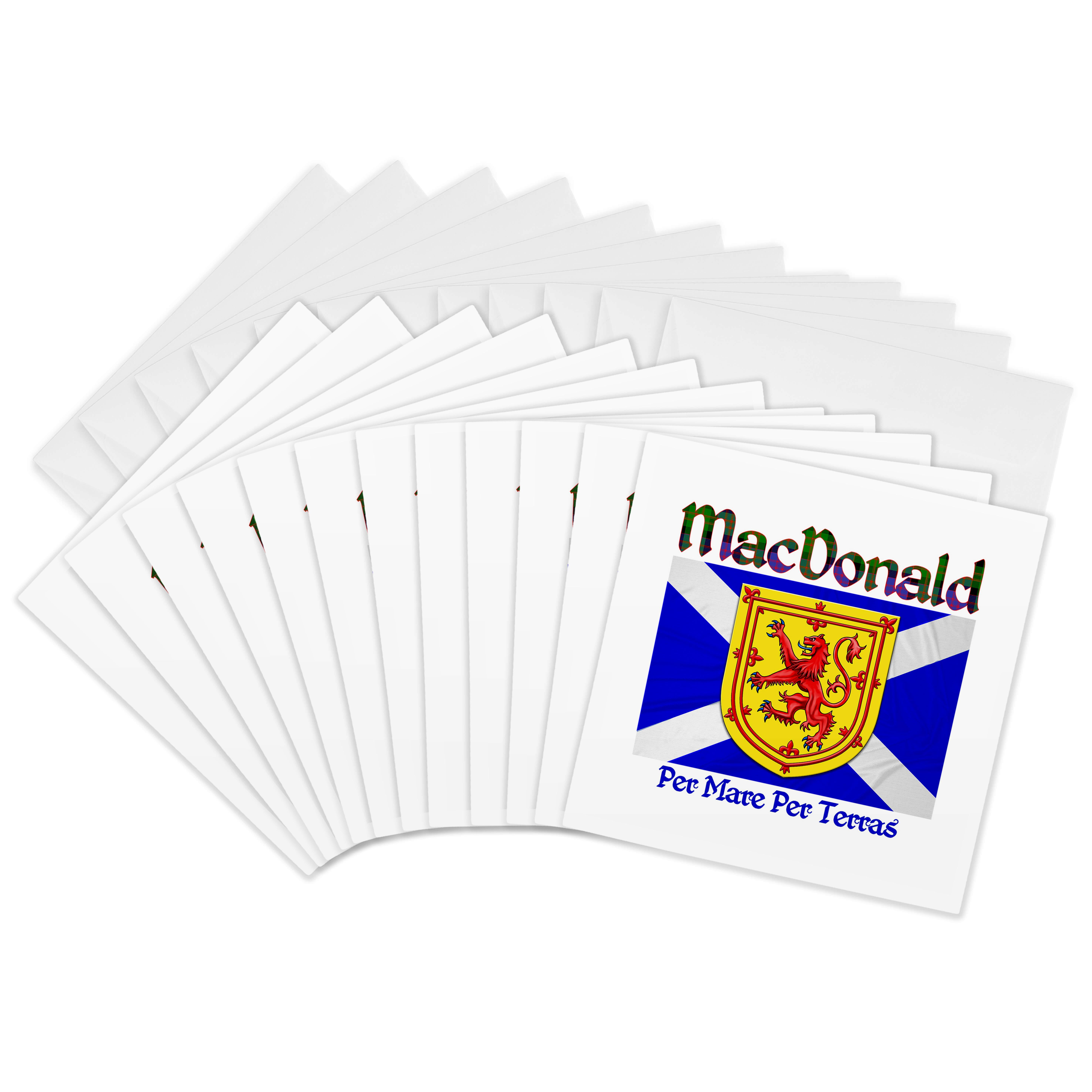 3drose, Scotland Flag with Lion Rampant for Clan Macdonald and Family ...