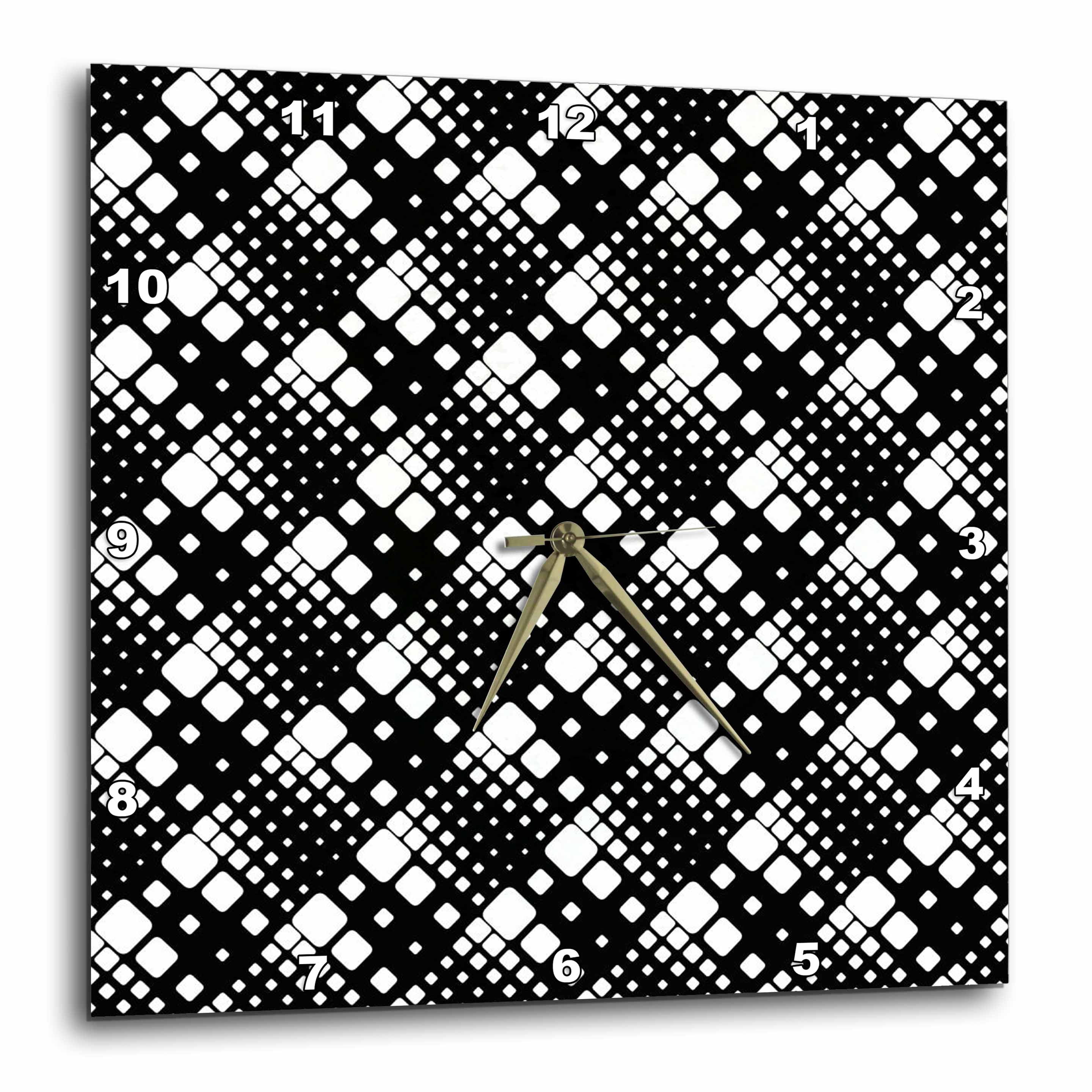 3drose, Seamless Black and White Square Pattern Background Design ...