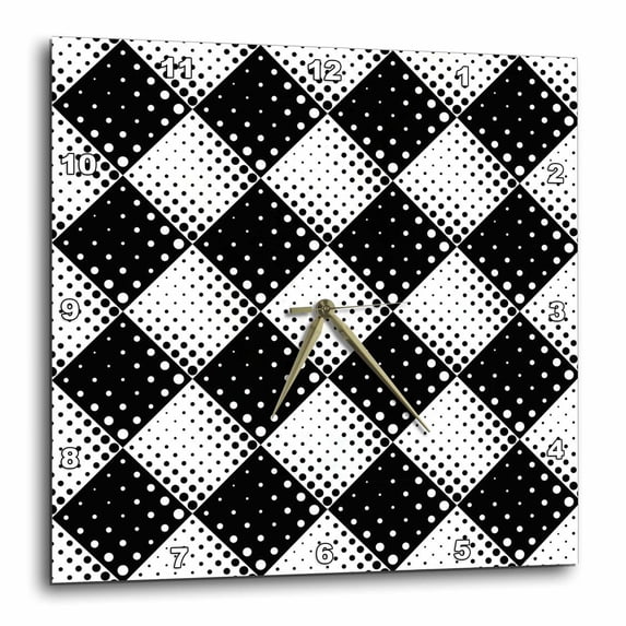 3drose, Seamless Geometrical Black and White Circle Pattern Background ...