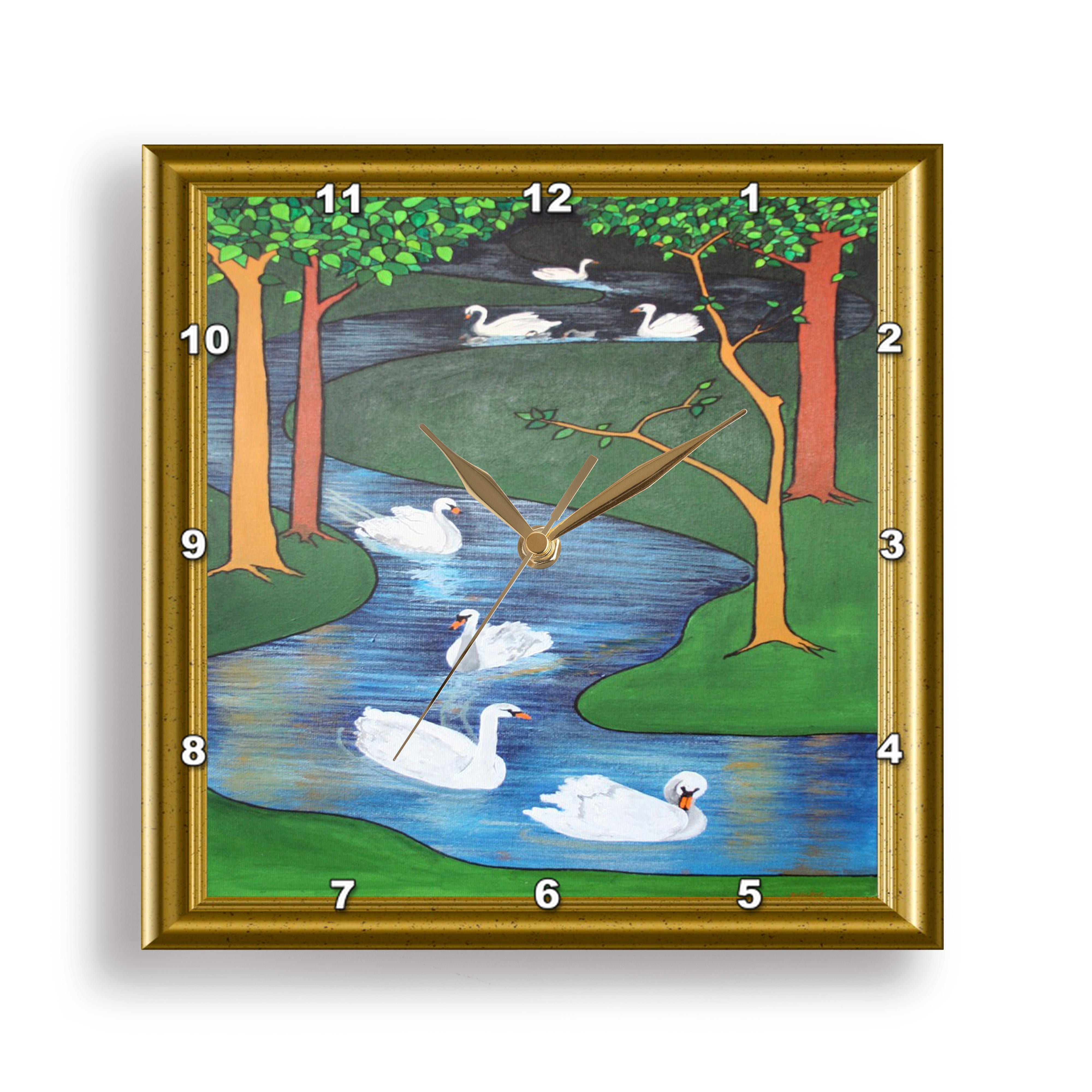 3drose, Seven Swans a Swimming- Art Nouveau, Stained Glass, Religious ...