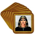 3drose, Simply Cleopatra, Set of 8 Coasters - Cork - Walmart.com