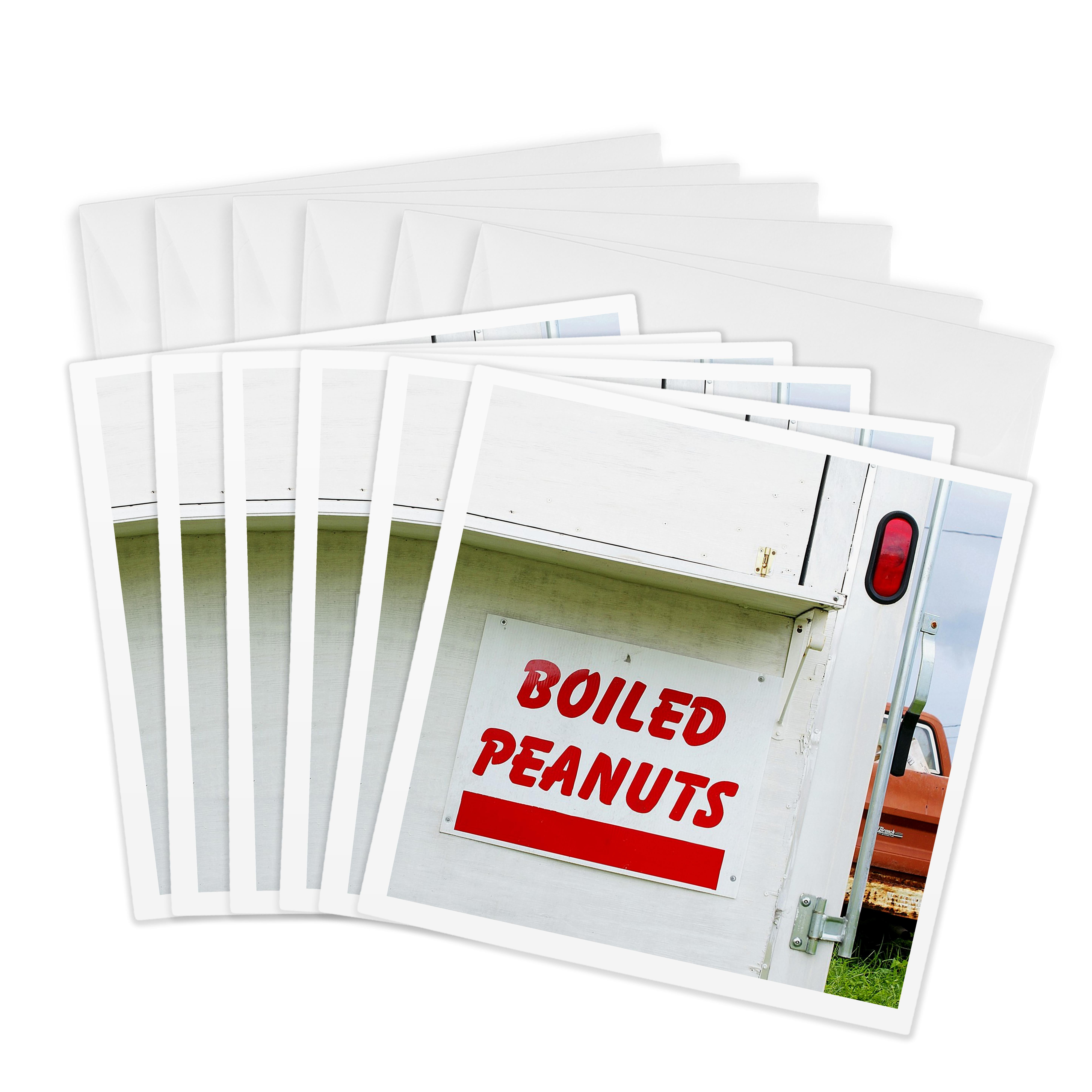 3drose, Slice of the South, 6 Greeting Cards with Envelopes - Walmart.com
