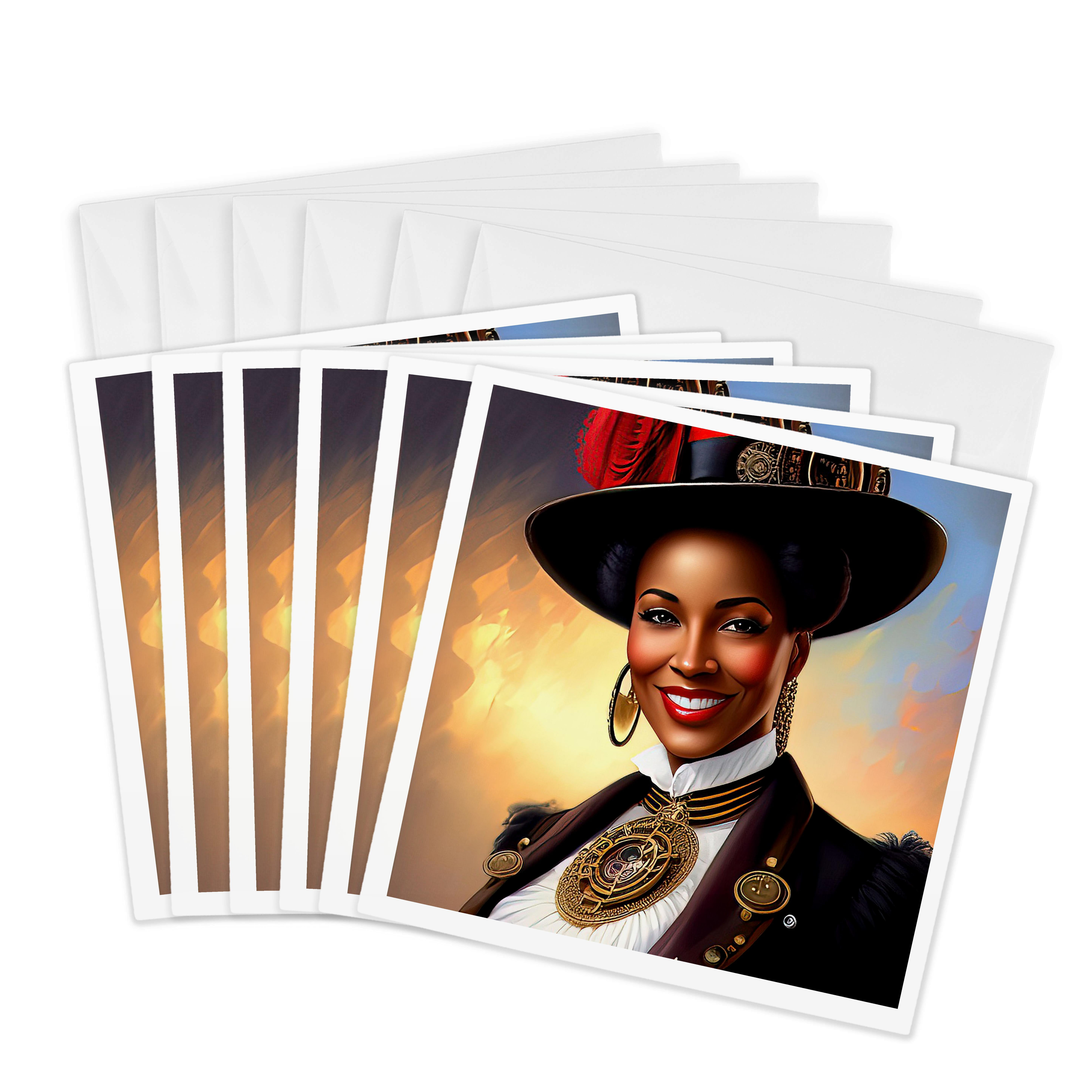 3drose, Smiling African American Woman - Top Executive of Fantastic Era ...