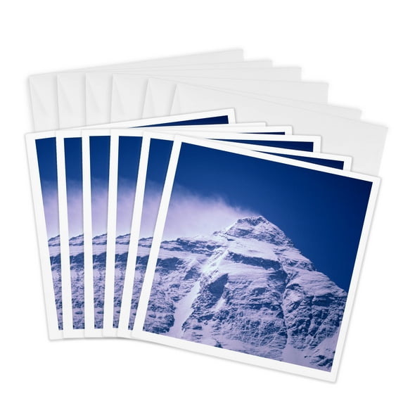 3drose, Snowy Summit of Mt. Everest, Tibet, China-as42 Dbr0072 - Dave ...