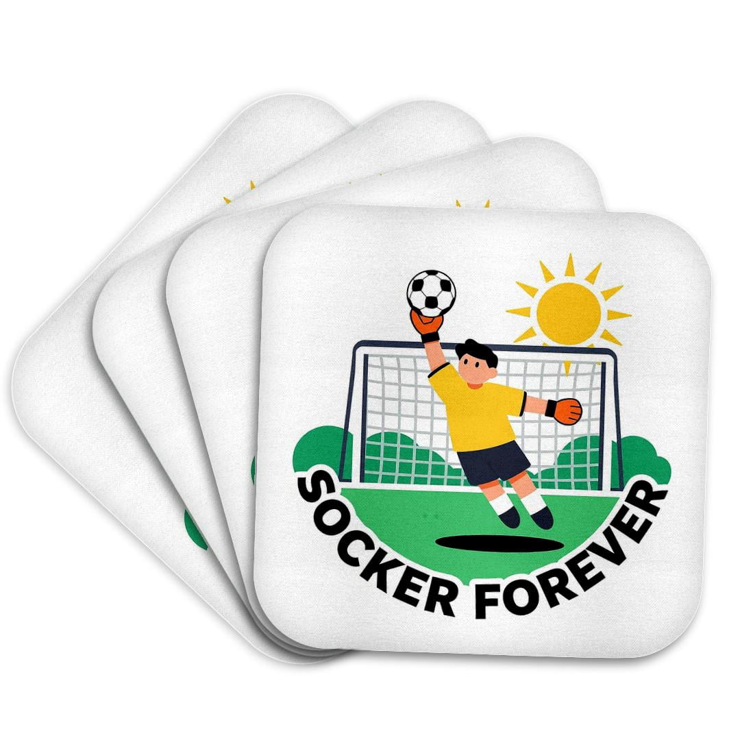 3drose, Soccer Forever. a Goal Keeper Catches a Ball. Elegant, Cool Art ...
