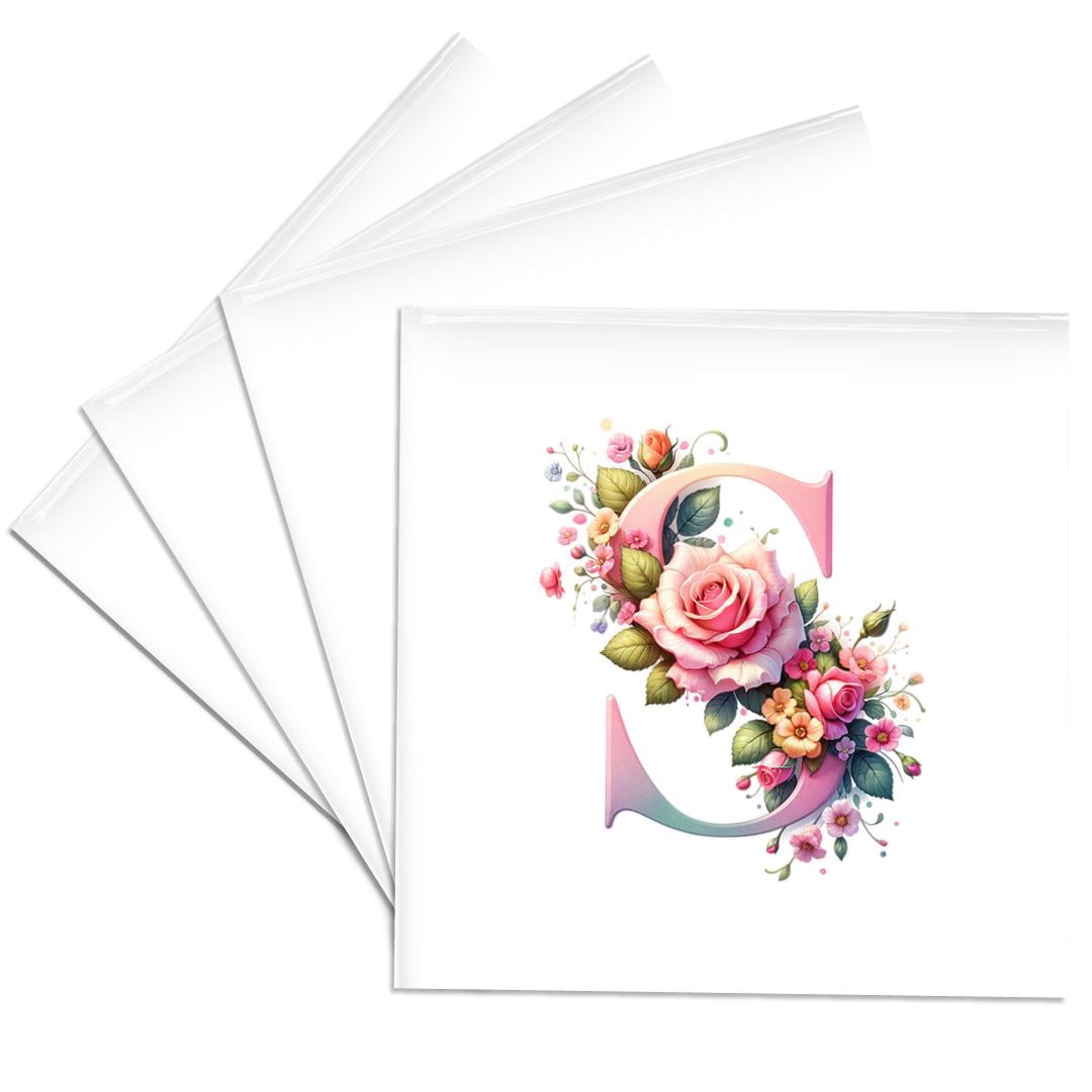 3drose, Splendid Letter S. Floral Monogram, Decorated with Rose Flowers ...