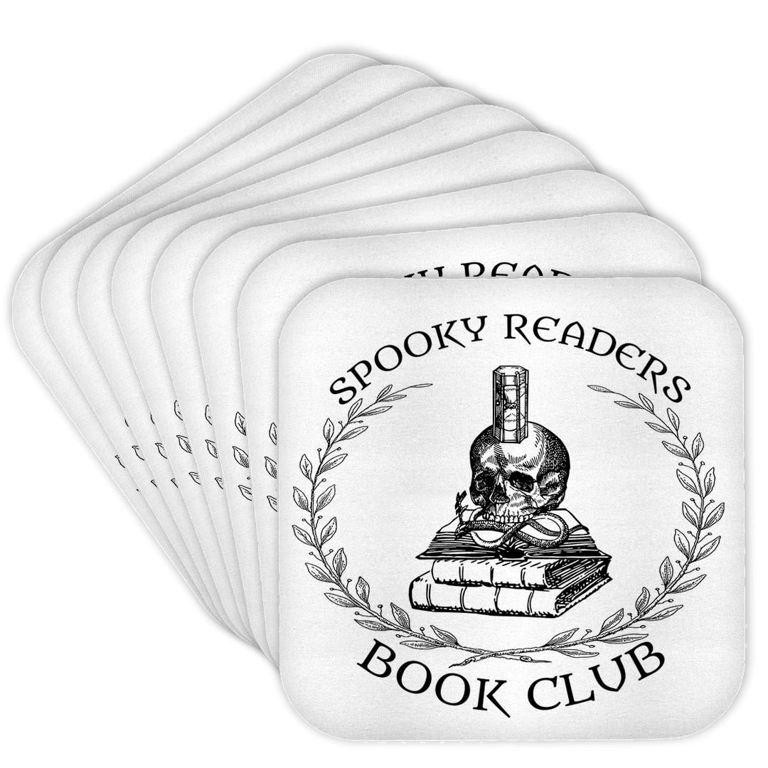 3drose, Spooky Readers Book Club with Some Books, a Skull, and an ...