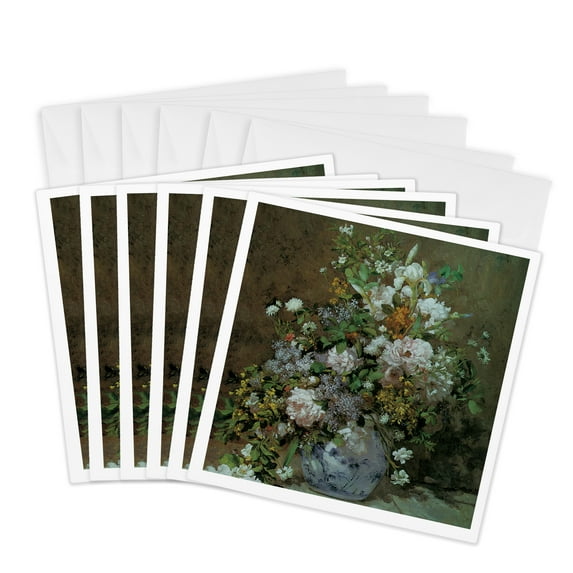 3drose, Spring Bouquet by Pierre-auguste Renoir Flower Still Life, 6 ...