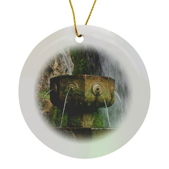 3drose, Spring Water Fountain at the Holy Cave of Covadonga, Spain ...