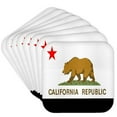 3drose, State Flag of California, Set of 8 Coasters - Cork - Walmart.com