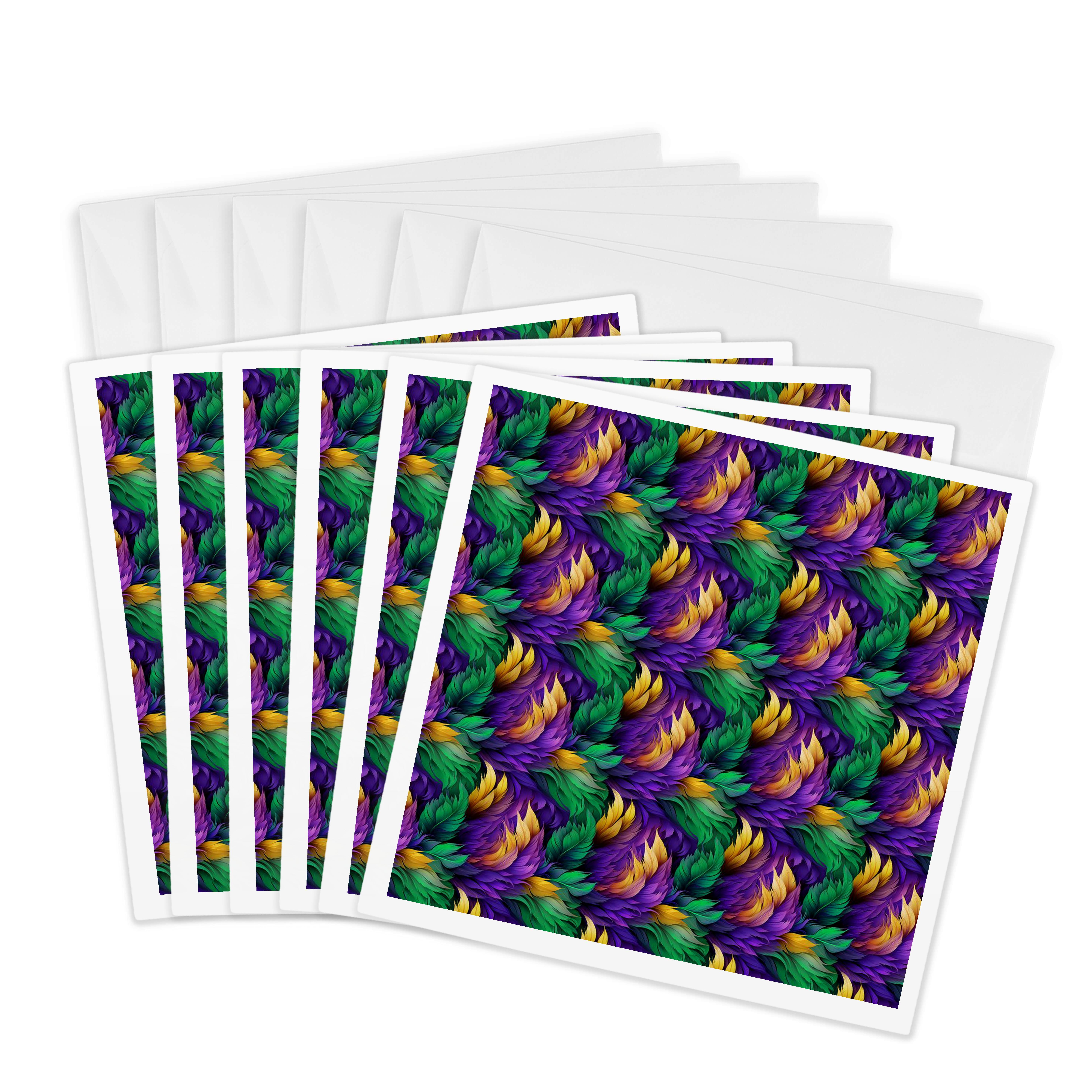 3drose, Stunning Abstract Regular Pattern of Mardi Gras Colors, Awesome ...