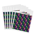 3drose, Stunning Abstract Regular Pattern of Mardi Gras Colors, Awesome ...