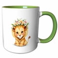 3drose, Stunning Lion Cub Decorated with Colorful Flowers. Animals for ...