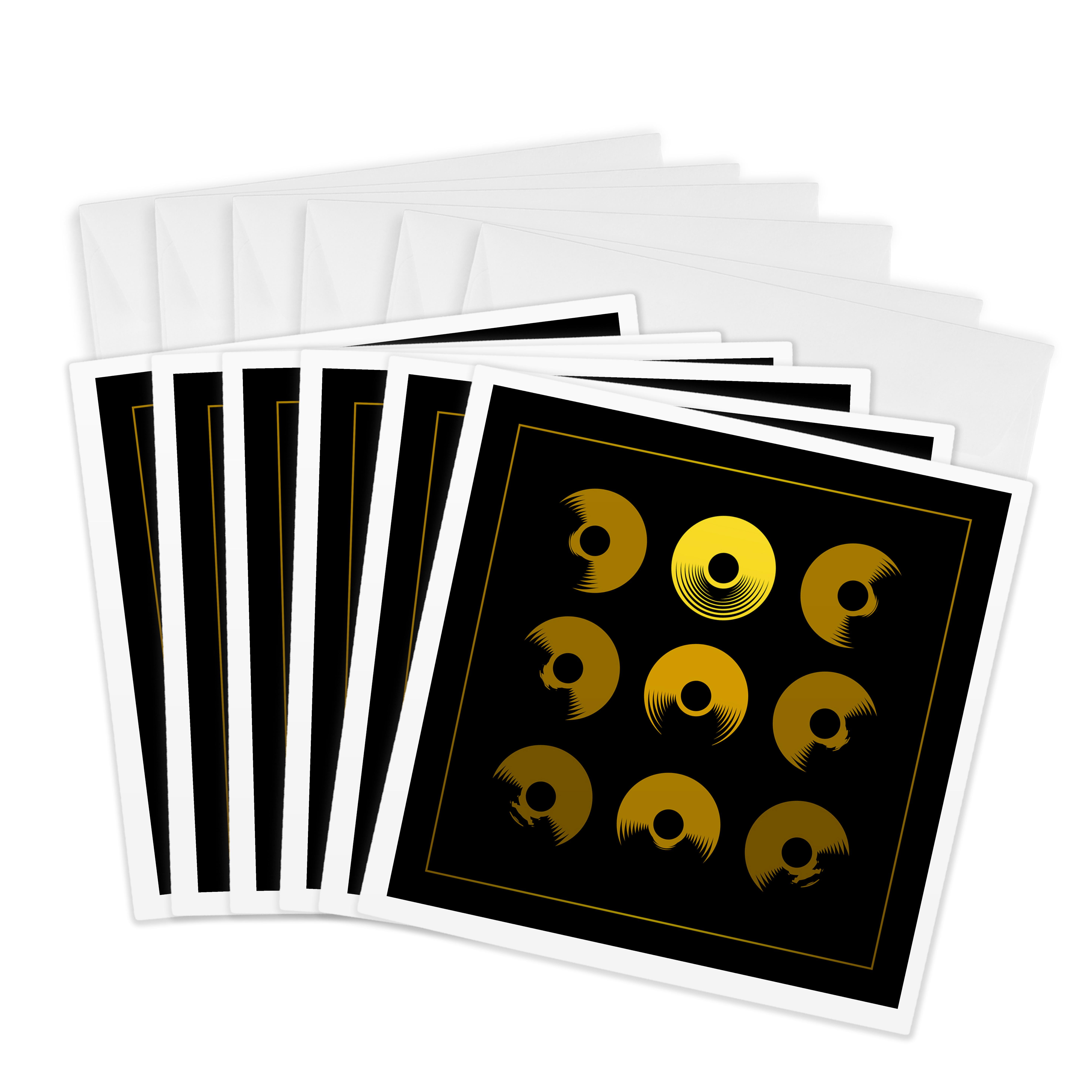 3drose, Sun Dial an Art Deco Grid of Differently Lighted Yellow Disks ...