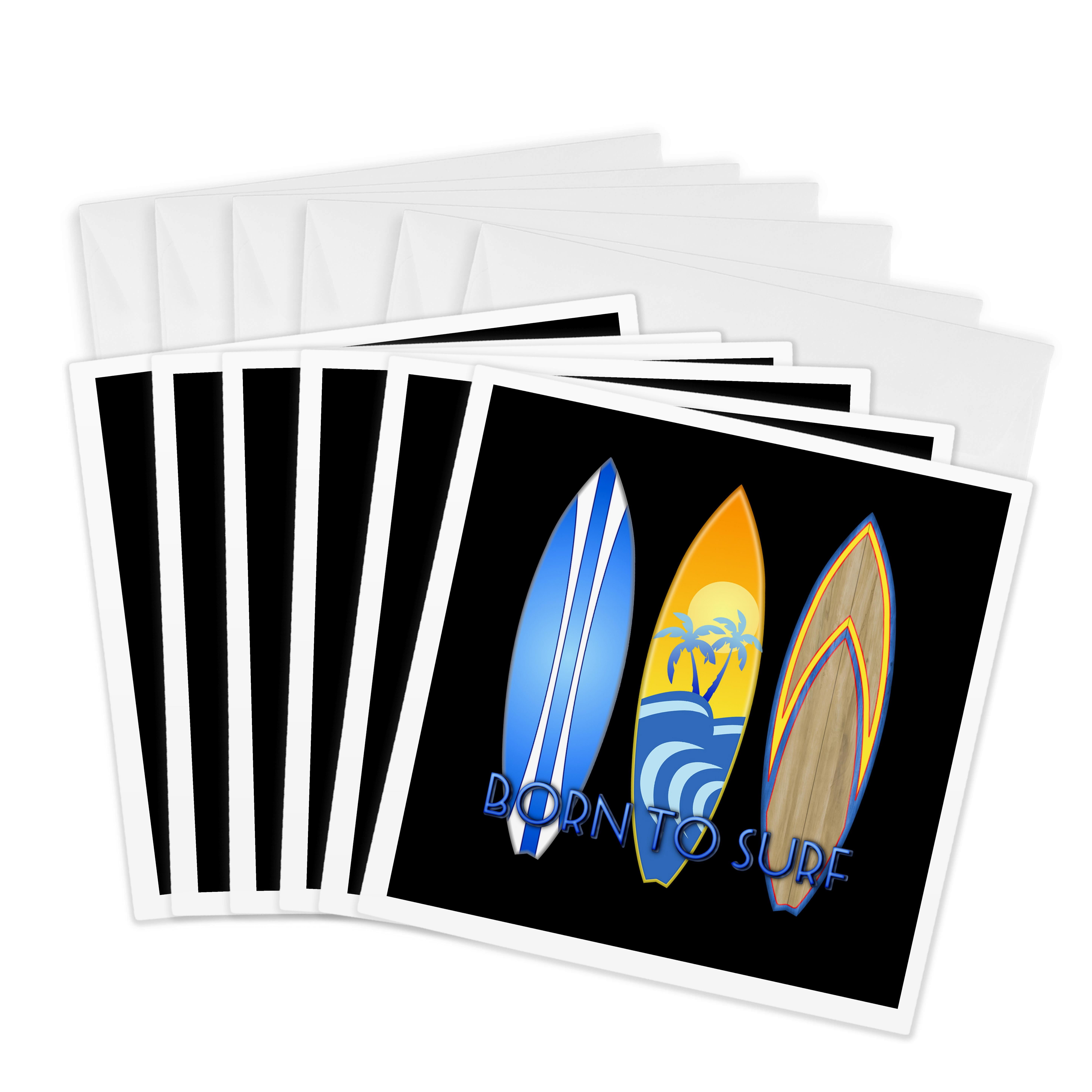 3drose, Surfing Design with Retro Surfboards, Great for Surfer Paddle ...