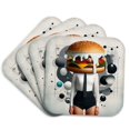 3drose, Surreal Cheeseburger Woman, Set of 4 Coasters - Soft - Walmart.com