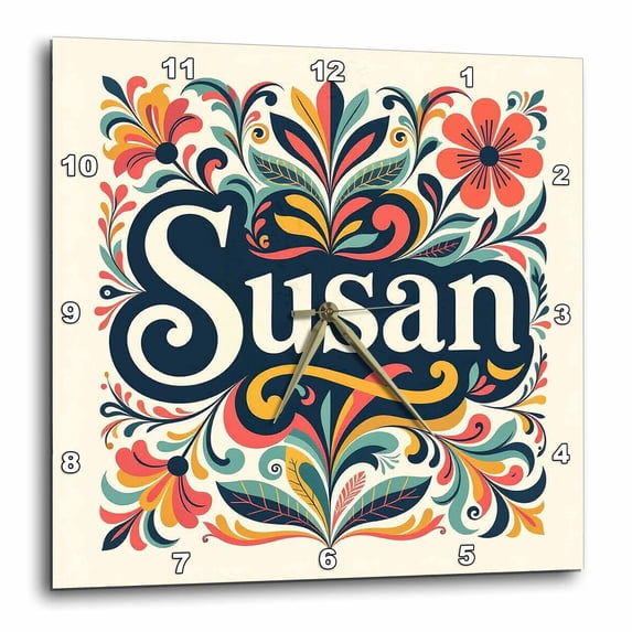 3drose, Susan Female Name. Pleasant Folk Art Floral Decoration. Cool ...