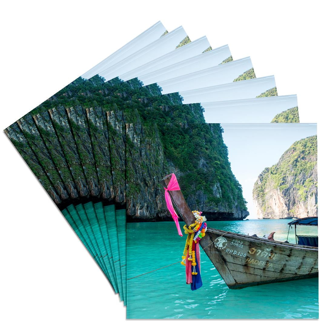 3drose, Thailand, Phuket, Phi Phi Islands, Longtail Boats and Swimmers ...