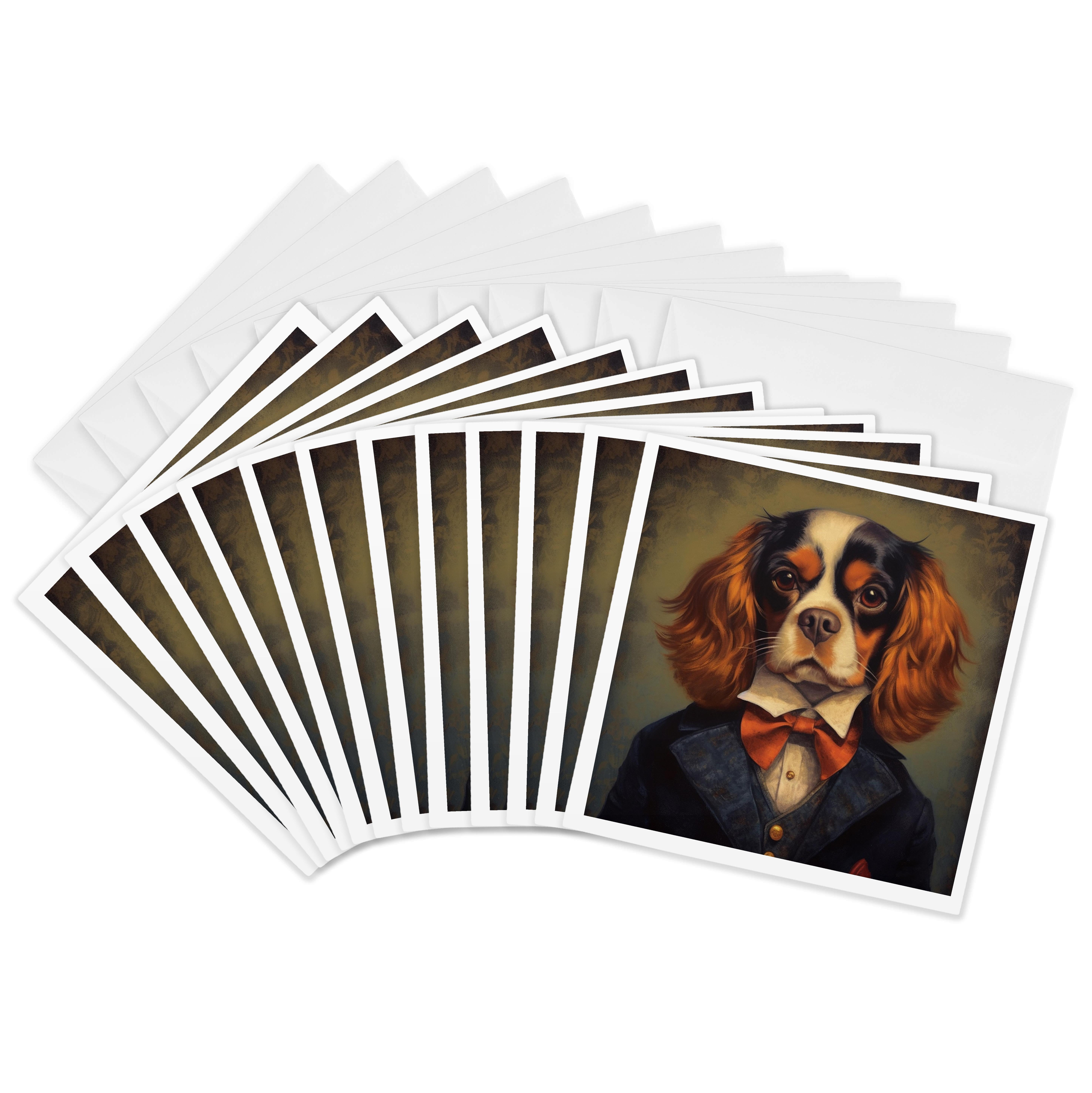 3drose, Traditional Formal Portrait of a Cavalier King Charles Spaniel ...
