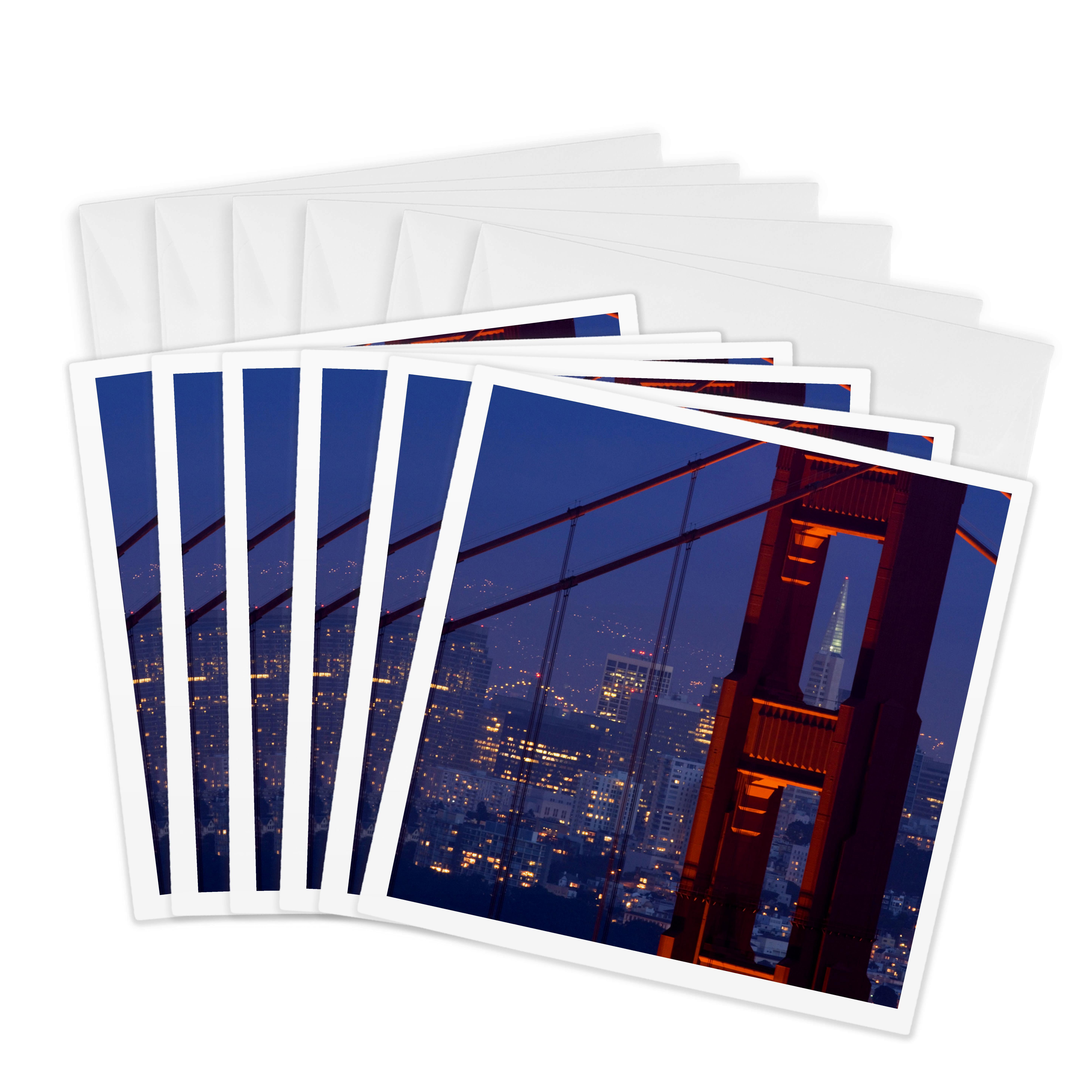 3drose, Transamerica, Golden Gate Bridge,san Francisco, Ca - Us05 ...