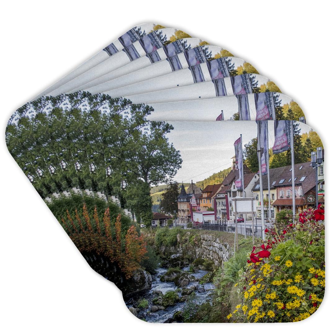 3drose, Triberg, Germany. German Town Famous for Cuckoo Clocks., Set of ...