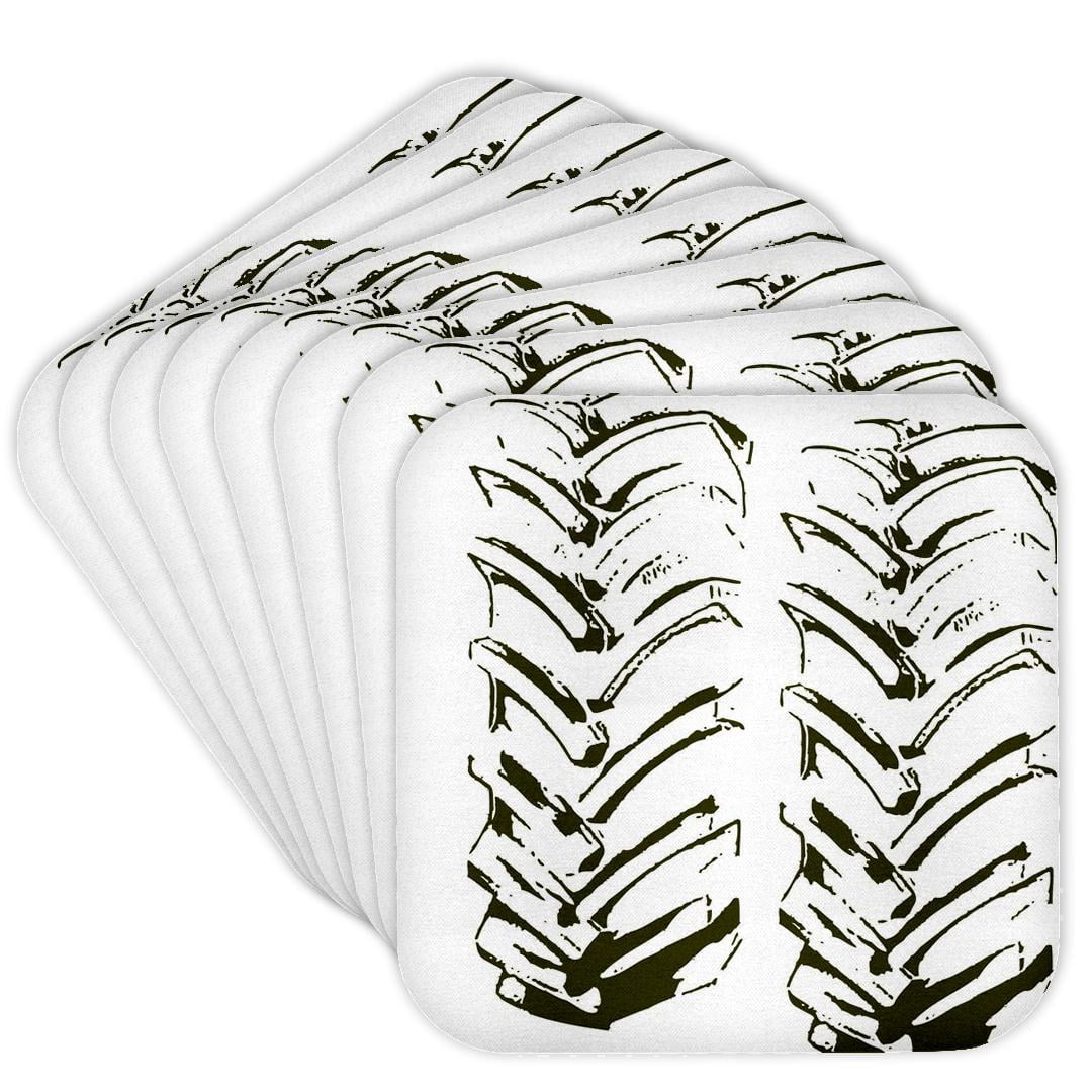 3drose, Two Tire Treads, Set of 8 Coasters - Soft - Walmart.com
