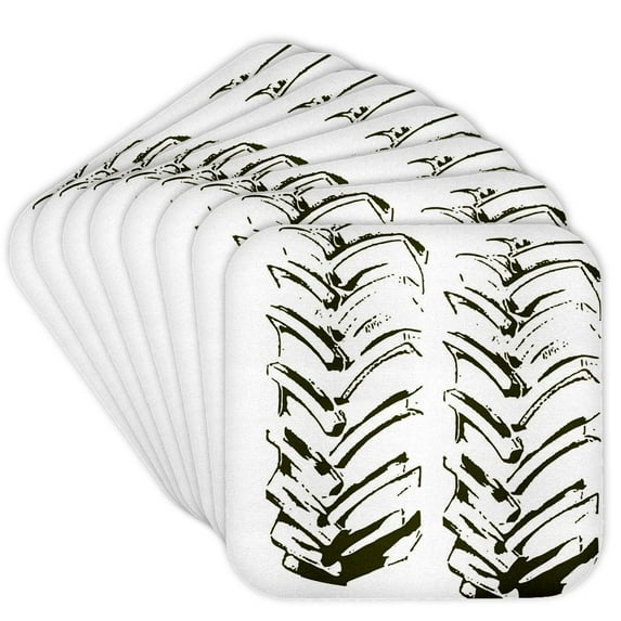 3drose, Two Tire Treads, Set of 8 Coasters - Soft - Walmart.com
