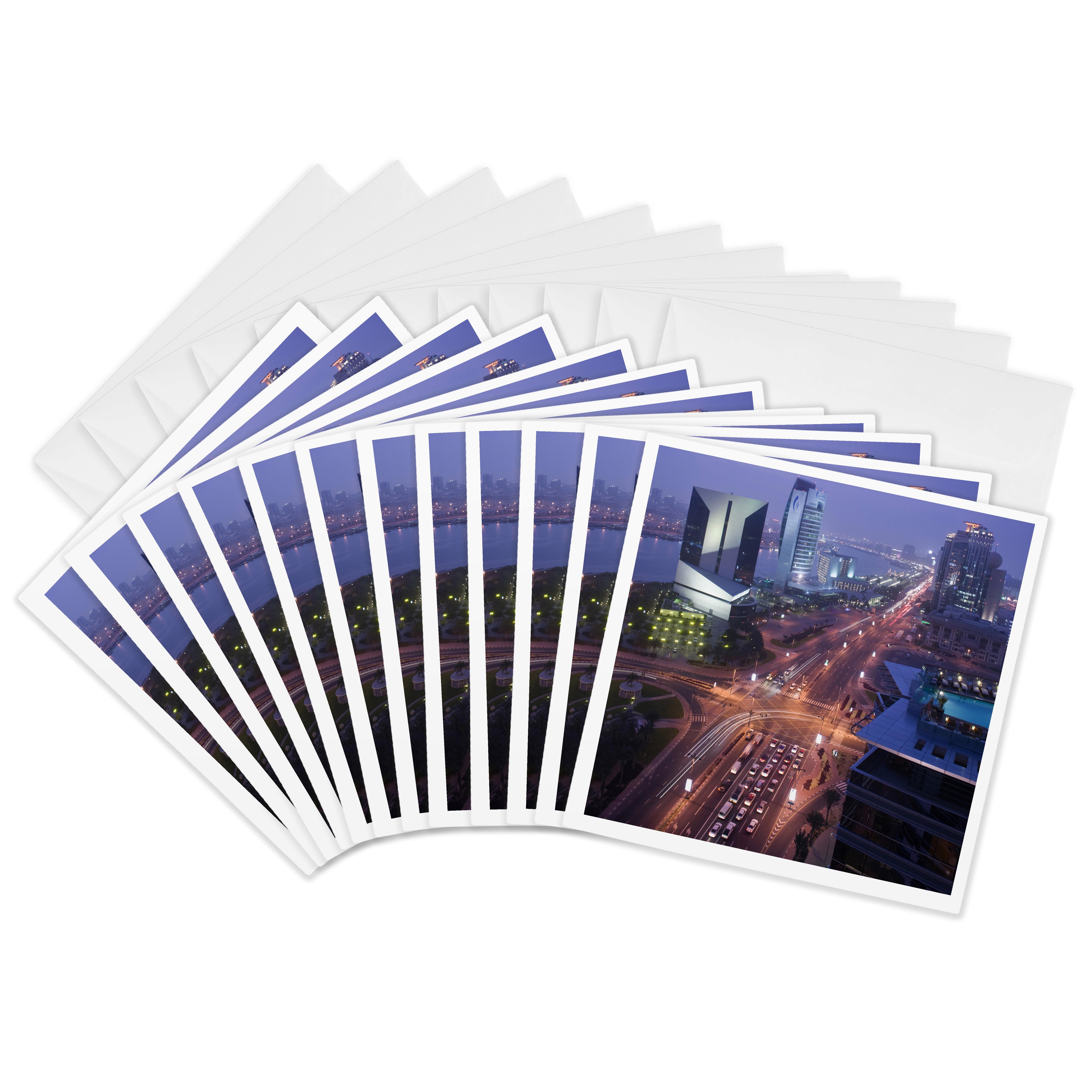 3drose, Uae, Dubai, Deira, Baniyas Road, City Skyline-as44 Wbi0342 ...