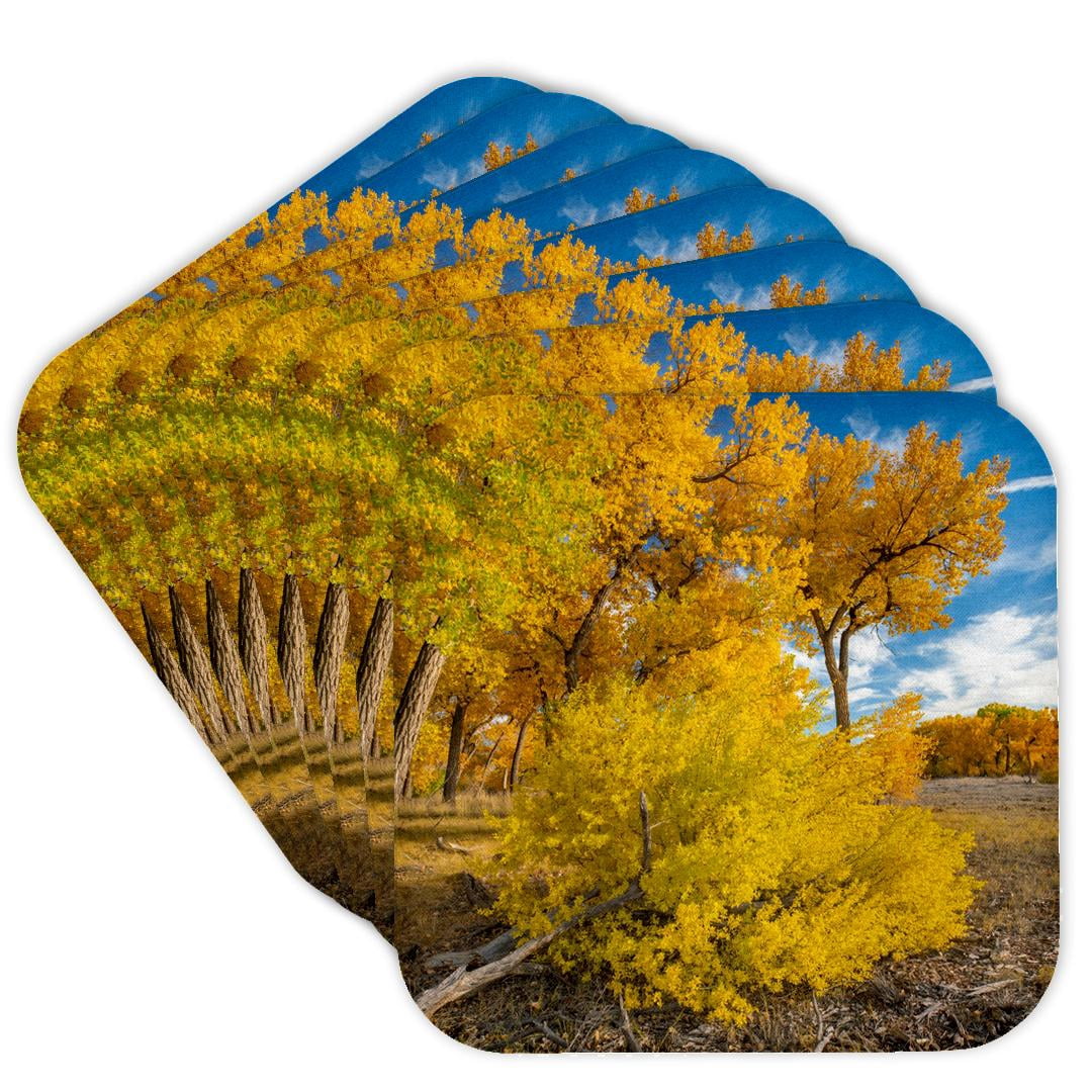 3drose, Usa, New Mexico, Sandoval County. Cottonwood Trees in Autumn ...