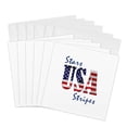 3drose, Usa Text Covered with the American Flag. Stars, Stripes Blue ...