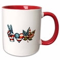 3drose, Victory Sign, Heart, Maple Leaf, the Usa Flag. Memorial Day Art ...