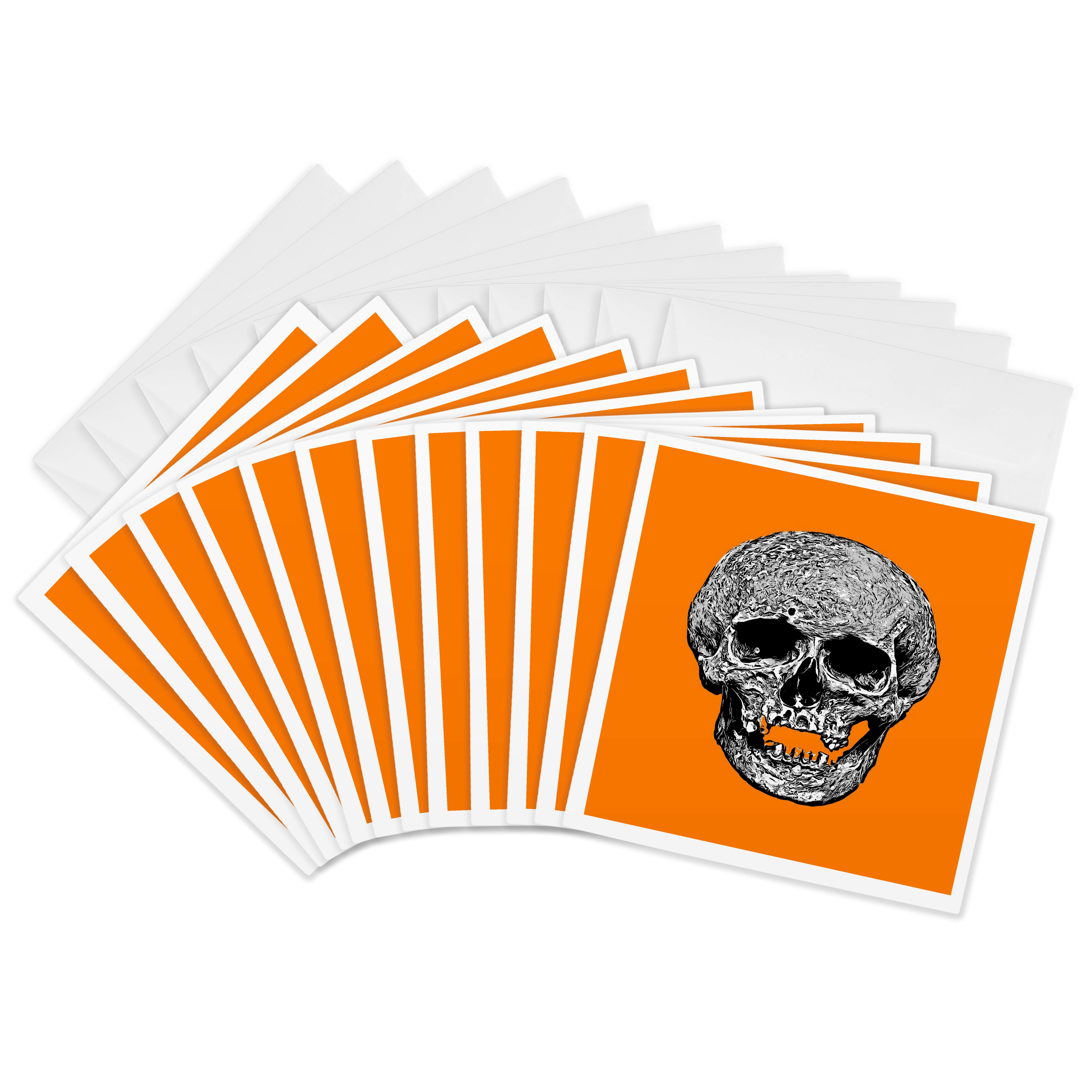 3drose, Vile Grungy Skull Art Illustration in Black and White, 12 ...