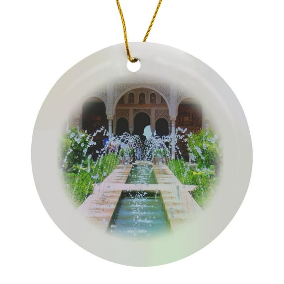 3drose, Water Fountains at Alhambra Palace Gardens in Grenada Spain ...