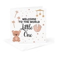 3drose, Welcome to the World Little One, 1 Greeting Card with Envelope ...