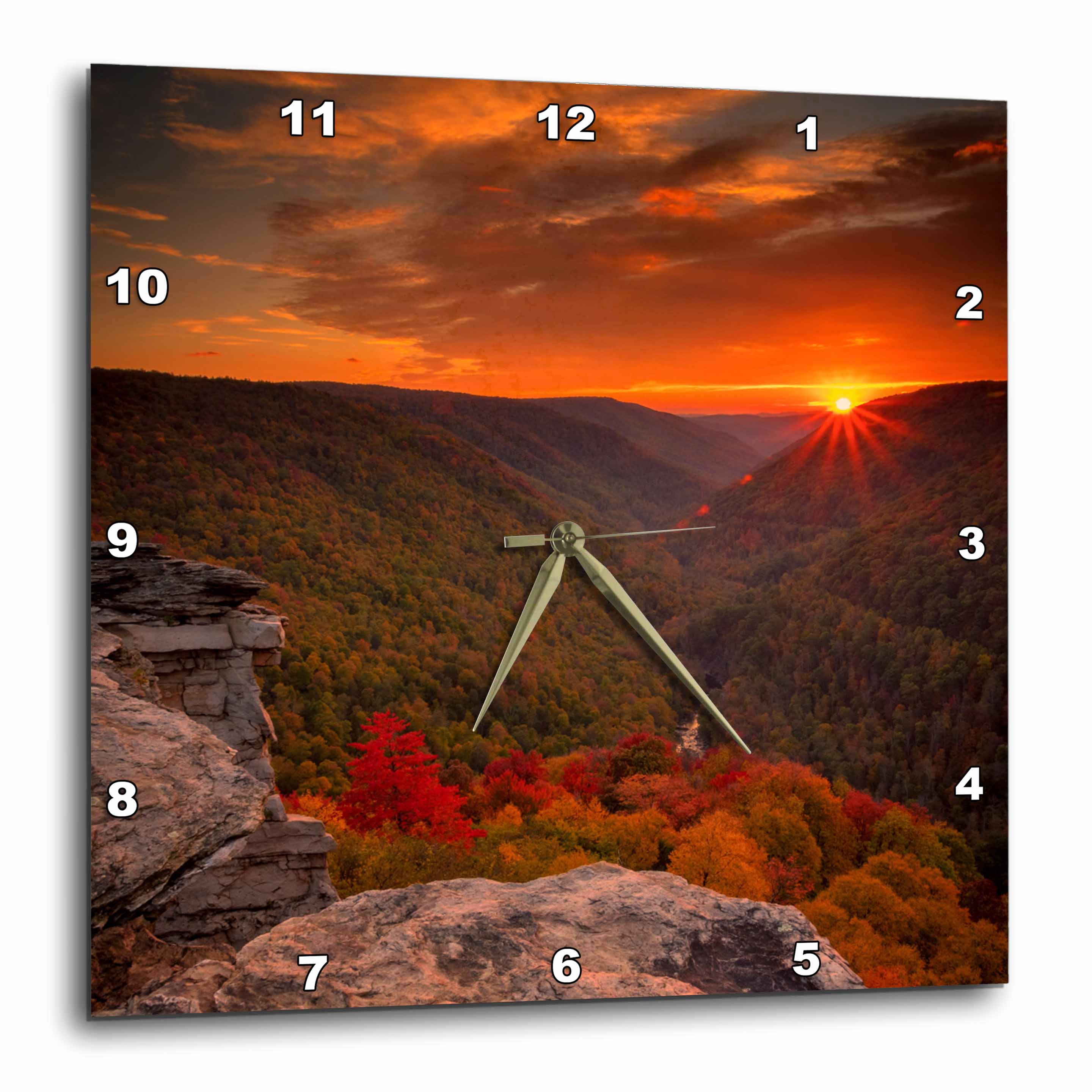 3drose, West Virginia, Blackwater Falls State Park. Sunset over ...