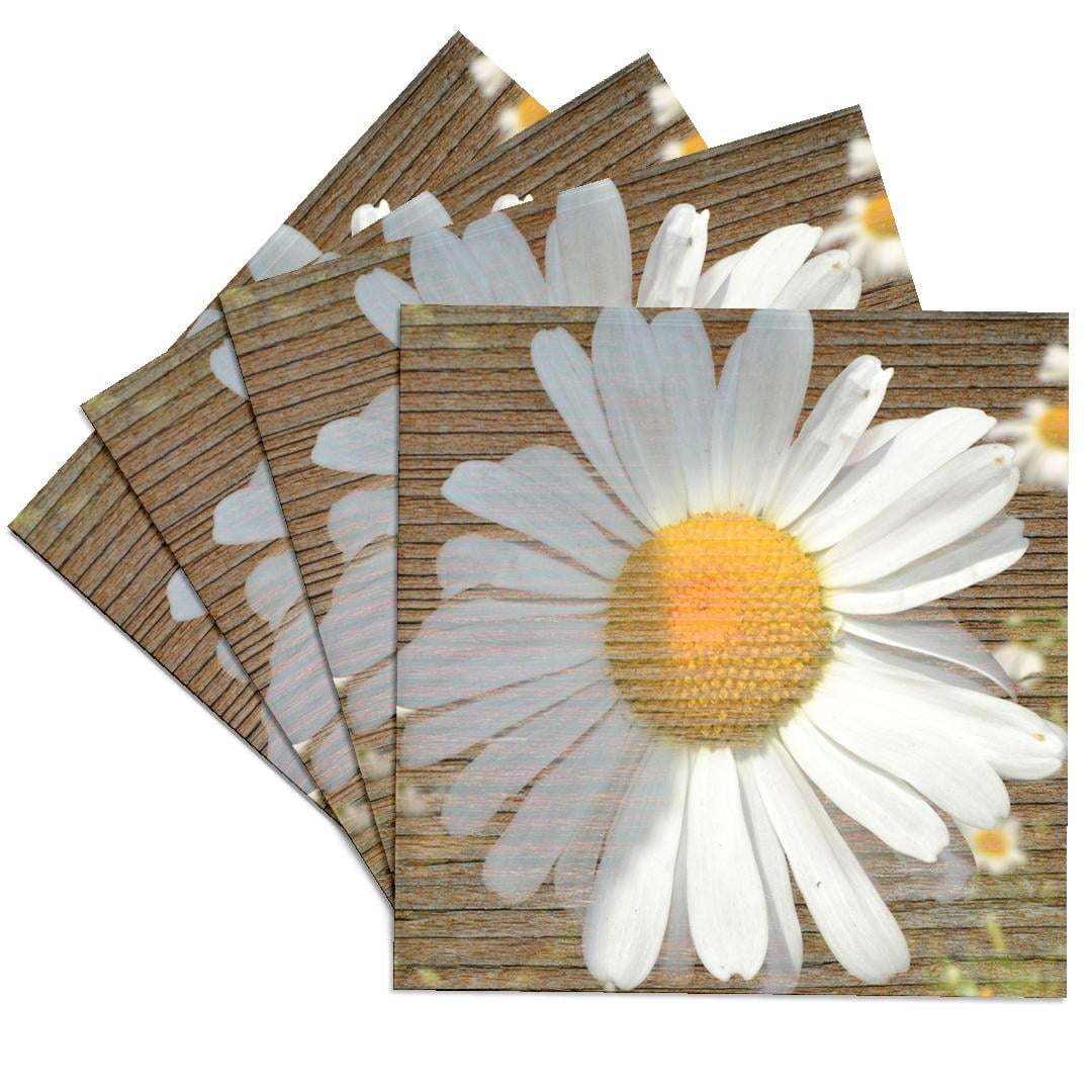 3drose, White Daisy Flower Wood Design Flowers Flower Photography, Set ...