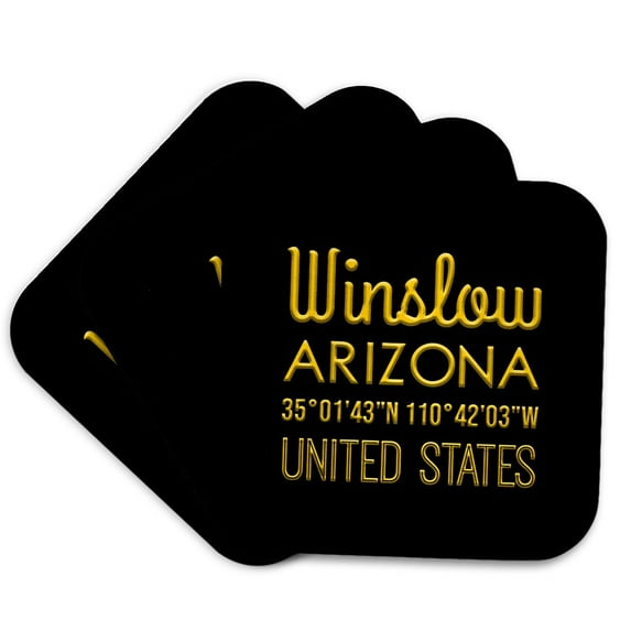 3drose, Winslow, Arizona, United States. Patriotic Hometown Gift., Set ...
