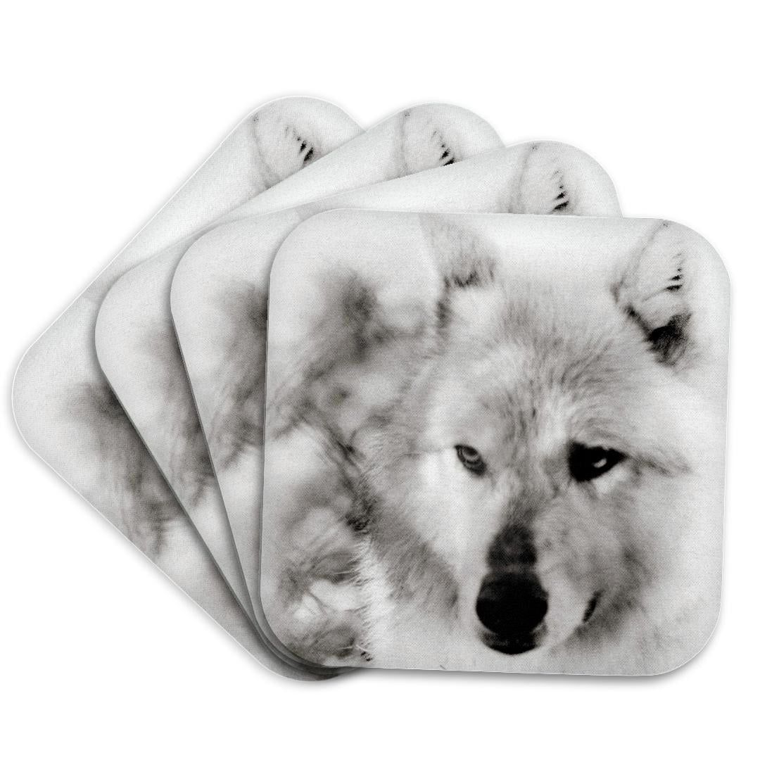 3drose, Wolf Spirit a Photo Art of a Wolf with Special Effects, Set of ...