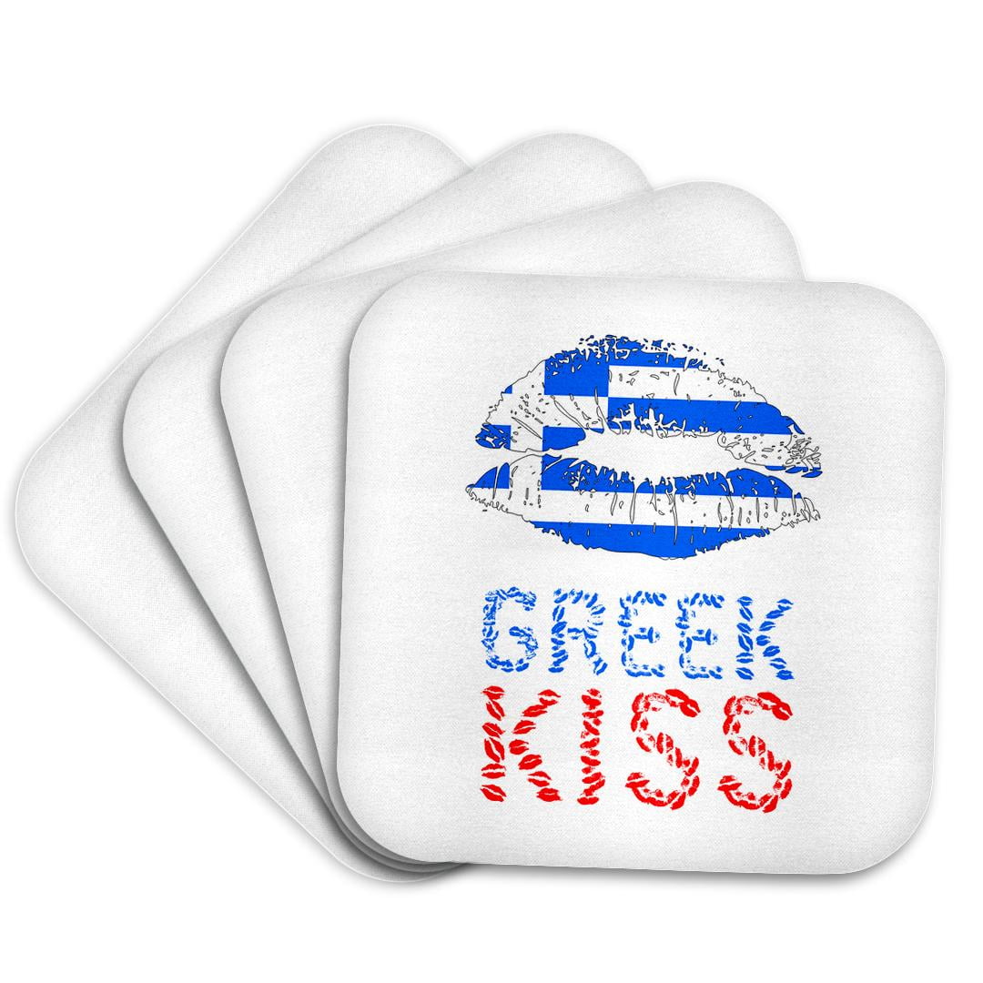 3drose, Woman Lips, the Flag of Greece. Greek Kiss Text. Patriotic Gift ...