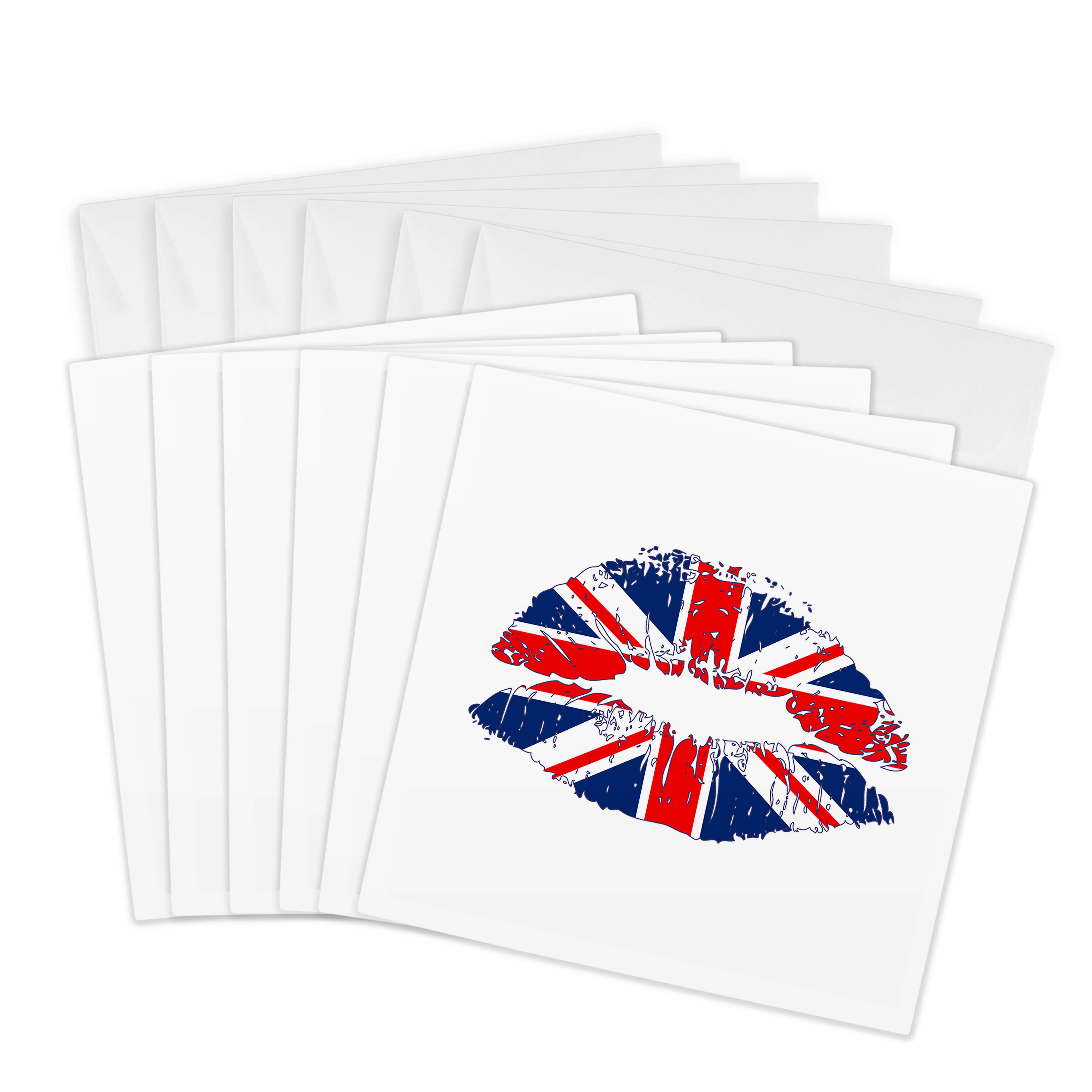 3drose, Woman Lips, the United Kingdom Flag. a Funny Patriotic Gift for ...