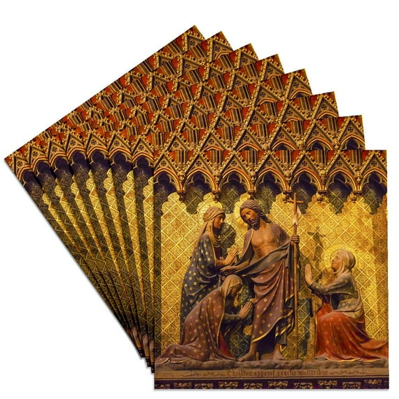 3drose, Women Praying Jesus Christ Wooden Panel, Notre Dame, Paris ...