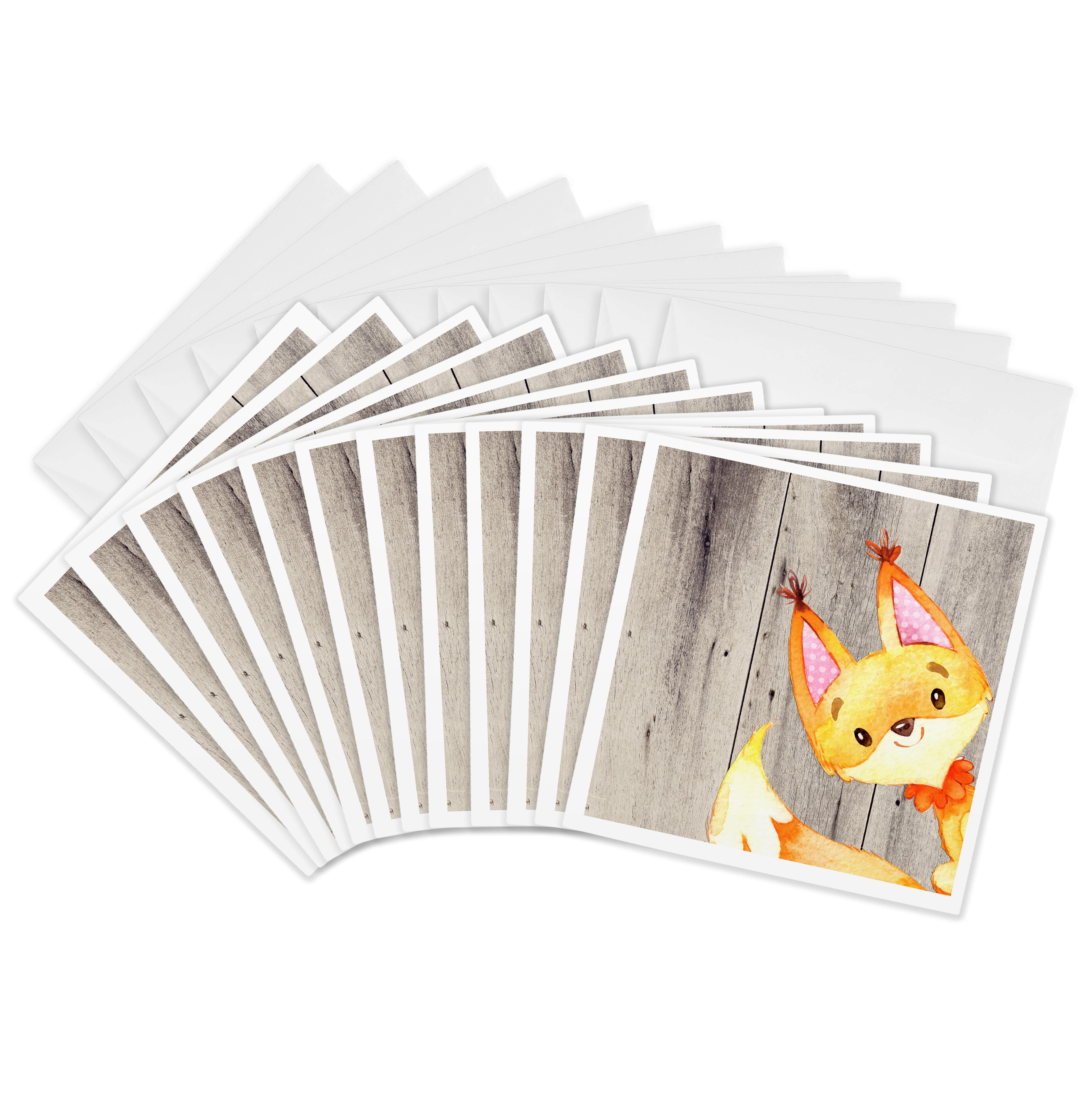 3drose, Woodland-friends Fox Animal Forest Illustration Funny ...