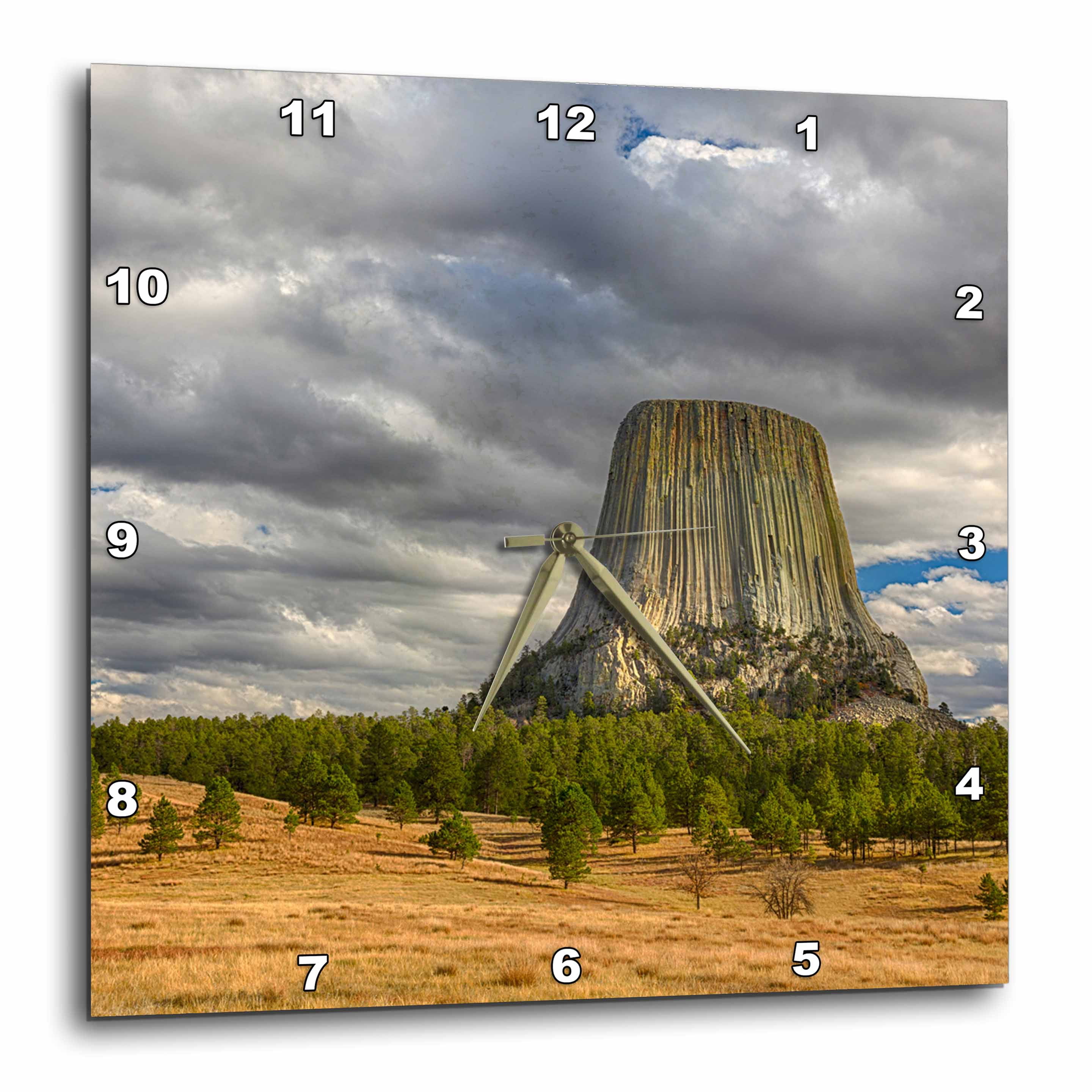 3drose, Wyoming, Devils Tower National Monument, Darn Clouds over ...
