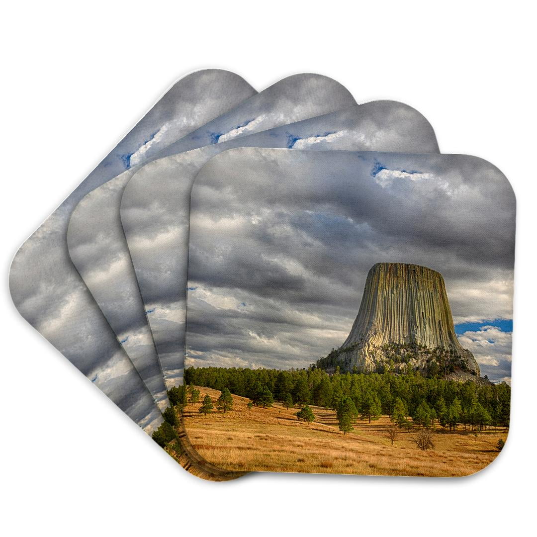 3drose, Wyoming, Devils Tower National Monument, Darn Clouds over ...