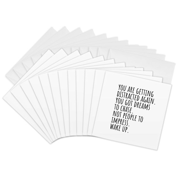 3drose, You Got Dreams to Chase Wake up Motivational Quote Gift for ...